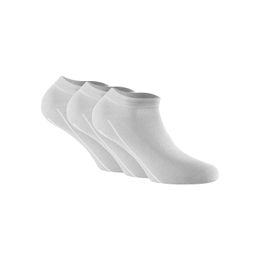 Sneakersocken Rohner Socks "Socken Sneaker Bamboo 3er pack 3er Pack", Herren, Gr. 35-38, wei&szlig;, Obermaterial: 80% Viskose CV. 18% Polyamid PA. 2% Elasthan EL., Socken Sneakersocken