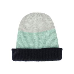 Strickm&uuml;tze WHISTLER "Valeo", Damen, gr&uuml;n (mint), Elasthan, gestreift, M&uuml;tzen Strickm&uuml;tze, in stylischer Strick-Qualit&auml;t