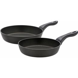 Pfannen-Set GSW "Nanopan", schwarz, &Oslash;:28cm, Pfannen, Induktion