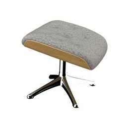 Fu&szlig;hocker FLEXLUX "Volden Beinst&uuml;tze, pflegeleicht, skandinavisches Design, hoher Komfort", grau (sophisto grau), B:44cm H:39cm T:35cm, 100% Polyester, Hocker, Fu&szlig;hocker, f&uuml;r Beinauflage zur besseren Entspannung, robuster Alu Fu&szlig;, Holzrahmen