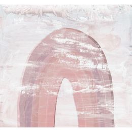 Vliestapete Komar "Digitaldruck Vlies - Arcobaleno - Gr&ouml;&szlig;e 300 x 280 cm", rosa (rosa, schwarz, wei&szlig;), B:300m L:280m, Vlies, Tapeten, Wohnzimmer, Schlafzimmer