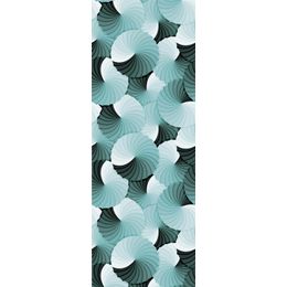 Vinyltapete queence "James", blau, B:0,9m L:2,5m, Vinyl, Tapeten, 90x250cm, selbstklebend, kinderleichte Anbringung,, Sticker