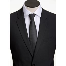 Krawatte LINDBERGH "Krawatte", Herren, schwarz, Kunstfaser, Krawatten