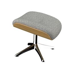 Fu&szlig;hocker FLEXLUX "Clement Beinst&uuml;tze, Hervorragender Komfort, Robuster Alu Fu&szlig;", grau (sophisto grau), B:44cm H:39cm T:35cm, 100% Polyester, Hocker, Fu&szlig;hocker, Beinauflage zur Entspannung, pflegeleicht, Rahmen in Holzoptik
