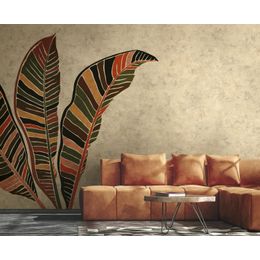 Fototapete marburg "Pia", beige, B:2,65m L:3,4m, Vlies, Tapeten, moderne Tapete f&uuml;r Wohnzimmer Schlafzimmer K&uuml;che