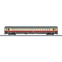 M&auml;rklin Personenwagen M&Auml;RKLIN "M&auml;rklin Schnellzugwagen Apmz 121 - 43861", rot (rot, beige), Modelleisenbahn-Fahrzeuge, KinderB:3,5cm H:5cm L:28,2cm, Kunststoff, Metall, Made in Europe, B:3,5cm H:5cm L:28,2cm