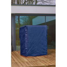 Strandkorb-Schutzh&uuml;lle WINZA OUTDOOR COVERS "Premium", blau, B:128cm H:160cm L:105cm, Polypropylen (PP), Planen, BxTxH: 128x105x160/135 cm, UV best&auml;ndig, 100 % recycelbar, blau