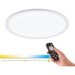 Eglo Deckenleuchte "SARSINA-A", wei&szlig;, 1, &Oslash; 45cm H: 5cm, 1 Stk., Leuchten, Steuerung &uuml;ber Fernbedienung, Nachtlicht, Deckenleuchte