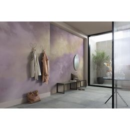 Fototapete Komar "Komar Vlies Fototapete - Lavender clouds - Gr&ouml;&szlig;e 350 x 250 cm", lila (modern), H:1,04m L:2,5m, Vlies, Tapeten