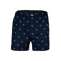 Webboxer Happy Shorts "Web-Boxershorts 1er Pack", Damen, Gr. L, bunt (palms), Obermaterial: 100% Baumwolle CO., Unterhosen