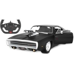 RC-Auto Jamara "Dodge Charger R/T 1970, 1:16, schwarz, 2,4GHz", schwarz, Fernlenkfahrzeuge, KinderB:13cm H:9cm, mit Licht und Sound, B:13cm H:9cm