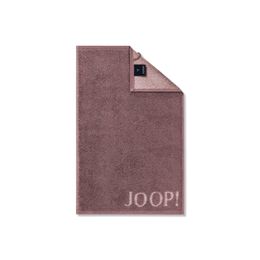 JOOP! G&auml;stehandtuch JOOP "G&auml;stetuch J Joop Contour 1er Pack" Gr. S, rot (mauve), B:30cm, Obermaterial: 100% Baumwolle CO., Handt&uuml;cher