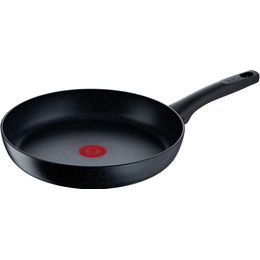 Bratpfanne Tefal "Black Stone", schwarz, H:5,5cm &Oslash;:28cm, Pfannen, Bratpfanne, Mineralia+Versiegelung, Thermo-Signal, Induktion