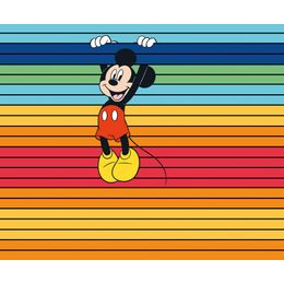 Vliestapete Komar "Digitaldruck Vlies - Mickey Magic Rainbow - Gr&ouml;&szlig;e 300 x 250 cm", bunt (bunt, bunt), B:300m L:250m, Vlies, Tapeten, Kinderzimmer