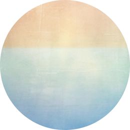 Vliestapete Komar "Vlies selbstklebend - Balance - Gr&ouml;&szlig;e 125 x 125 cm", braun (braun, blau), B:125m L:125m, Vlies, Tapeten, Wohnzimmer, Schlafzimmer