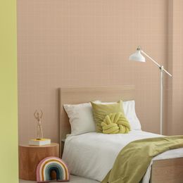 Vliestapete SUPERFRESCO EASY "Kariert", rosa, B:0,52m H:10m L:10m, Vlies, Tapeten, 10mx52cm (ca. 5m2)