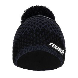 Beanie Reusch "Ellie Beanie", Damen, blau (dunkelblau), 50% Polyacryl, 50% Polyester, unifarben, M&uuml;tzen Beanie, warm en winddicht