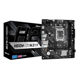 Asrock Mainboard "H610M-H2/M.2 D5", schwarz, B:24cm H:5,8cm T:27,5cm, Mainboards