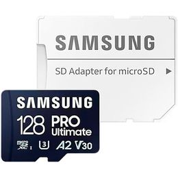 Samsung Speicherkarte "Pro Ultimate", blau, 128 GB, Speicherkarten