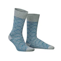 Socken Hudson "Socke Rare", Herren, Gr. 39-42, grau (silber 0502), Obermaterial: 60% Polyamid PA. 38% Baumwolle CO. 2% Elasthan EL., Socken Socken