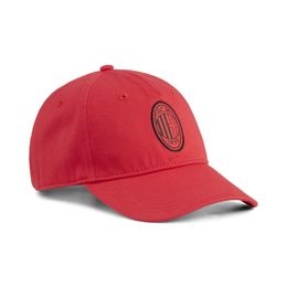 Flex Cap Puma "AC Milan Essentials Cap Erwachsene", Gr. onesize, schwarz (for all time rot schwarz), Obermaterial: 100% Baumwolle. Futter Vorderteil: 100% Baumwolle. Unter Schirm: 100% Baumwolle, unifarben, Caps