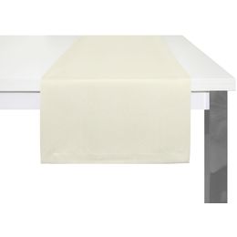 Tischl&auml;ufer WIRTH "Neufahrn" Gr. 1, beige (creme), B:40cm L:150cm, Kunstfaser, Tischdecken
