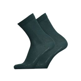 Socken UphillSport "MERINO LIGHT", Damen, Gr. 43-46, gr&uuml;n (dunkelgr&uuml;n), 58% Wolle, 40% Polyamid, 2% Elasthan, unifarben, Socken Socken, 2er-Pack mit Woll-Anteil