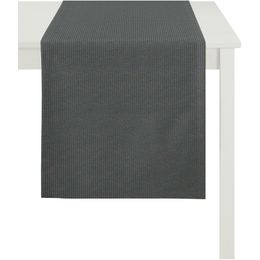 Tischl&auml;ufer Apelt "1104 Loft Style, Jacquard", blau (dunkelblau, kupferfarben), B:48cm L:140cm, Polyester, Viskose, Tischdecken
