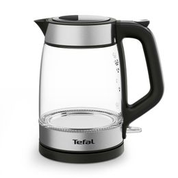 Tefal Wasserkocher "KI6058", schwarz (schwarz, transparent), B:15cm H:23,8cm T:22,4cm, Wasserkocher, Deckel&ouml;ffnung auf Knopfdruck, gro&szlig;es Fassungsverm&ouml;gen von 1,7 l