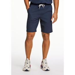 Shorts LINDBERGH "Freizeitshorts Relaxed Fit", Herren, Gr. L, blau (navy), Obermaterial: 99% Baumwolle, 1% Elasthan, unifarben, relaxed fit, Hosen Shorts