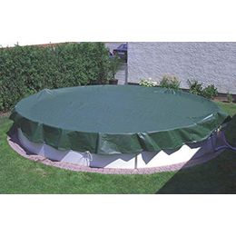 Pool-Abdeckplane MY POOL BWT "f&uuml;r Ovalformbecken", gr&uuml;n (gr&uuml;n, schwarz), B:430cm L:780cm, Polyethylen (PE), Planen, Gesamtma&szlig;: 430x780 cm