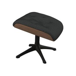 Fu&szlig;hocker FLEXLUX "Volden Beinst&uuml;tze, pflegeleicht, skandinavisches Design, hoher Komfort", grau (dervit grau), B:44cm H:39cm T:35cm, 100% Polyester, Hocker, Fu&szlig;hocker, f&uuml;r Beinauflage zur besseren Entspannung, schwarzer Fu&szlig;, Holzrahmen