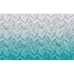 Vliestapete Komar, gr&uuml;n, B:4m L:2,5m, Vlies, Tapeten, (Breite x H&ouml;he), Vliestapete, 100 cm Bahnbreite
