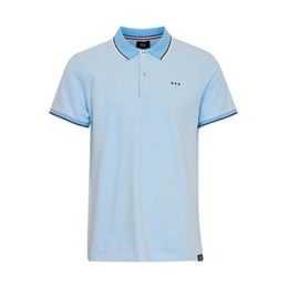 Poloshirt FQ1924 "Poloshirt FQEvander", Herren, Gr. M, blau (powder blau), Obermaterial: 95% Baumwolle CO. 5% Elasthan EL., Shirts