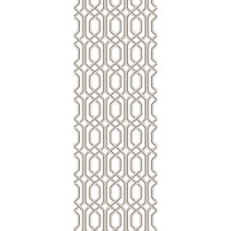 Vinyltapete queence "Rebecca", wei&szlig;, B:0,9m L:2,5m, Vinyl, Tapeten, 90x250cm, selbstklebend, kinderleichte Anbringung,, Sticker