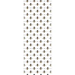 Vinyltapete queence "Carina", wei&szlig;, B:0,9m L:2,5m, Vinyl, Tapeten, 90x250cm, selbstklebend, kinderleichte Anbringung,, Sticker