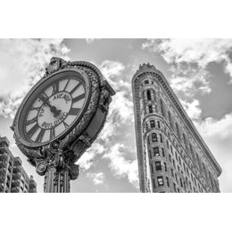 Fototapete papermoon "New York Schwarz & Wei&szlig;", schwarz (schwarz, wei&szlig;), B:2,5m L:1,86m, Vlies, Tapeten