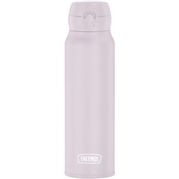 Isolierflasche Thermos "ULTRALIGHT BOTTLE, doppelwandiger Edelstahl, sp&uuml;lmaschinenfest", rosa (soft pink mat), H:25,7cm, Edelstahl, Kunststoff, Silikon, Trinkflaschen, Isolierflasche, 10h hei&szlig; & 20h kalt, zerlegbares Safe Flow Lid