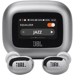 JBL wireless In-Ear-Kopfh&ouml;rer "LIVE BUDS 3", silber, B:10cm H:6cm T:19cm, Kopfh&ouml;rer, True Adaptive Noise Cancelling, IP55, Personi-Fi 3.0
