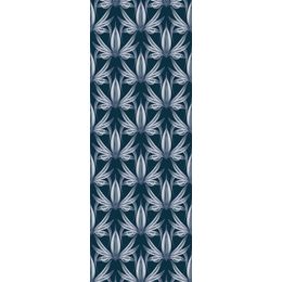 Vinyltapete queence "Bente", blau, B:0,9m L:2,5m, Vinyl, Tapeten, 90x250cm, selbstklebend, kinderleichte Anbringung,, Sticker