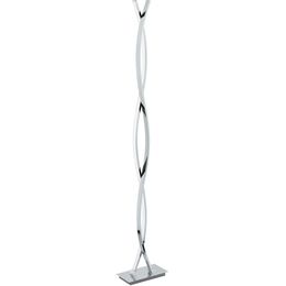 Eglo LED Stehlampe "LASANA 2", wei&szlig; (chromfarben), 2, H: 142cm, Leuchten, Stehleuchte, LED Stehlampe