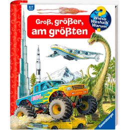 Kinderbuch Ravensburger "Wieso? Weshalb? Warum?, Gro&szlig;, gr&ouml;&szlig;er, am gr&ouml;&szlig;ten (Riesenbuch)", bunt, B:36,2cm H:41,2cm, B&uuml;cher