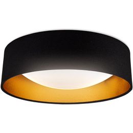 B.K.LICHT LED Deckenleuchte "BKL1451", schwarz, gold, Leuchten, LED Deckenleuchte