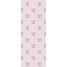 Vinyltapete queence "Lewa", rosa, B:0,9m L:2,5m, Vinyl, Tapeten, 90x250cm, selbstklebend, kinderleichte Anbringung,, Sticker