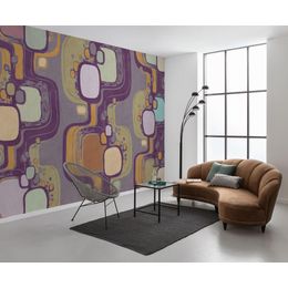 Fototapete Komar "Komar Vlies Fototapete - Masterpiece - Gr&ouml;&szlig;e 350 x 250 cm", lila (modern), H:1,4m L:2,5m, Vlies, Tapeten