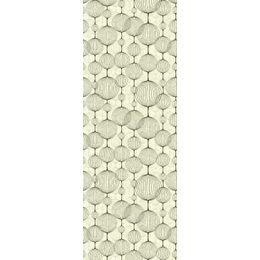 Vinyltapete queence "Diras", beige, B:0,9m L:2,5m, Vinyl, Tapeten, 90x250cm, selbstklebend, kinderleichte Anbringung,, Sticker