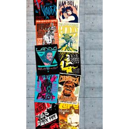 Vliestapete Komar "Digitaldruck Vlies - Star Wars Rock on Wall - Gr&ouml;&szlig;e 120 x 200 cm", bunt, B:120m L:200m, Vlies, Tapeten, Kinderzimmer