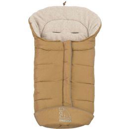 Fu&szlig;sack Heitmann Felle "Eisb&auml;rchen - Winterfu&szlig;sack Copy Fleece", Kinder, beige, Polyester, Fu&szlig;s&auml;cke Fu&szlig;sack, mit Fleecefutter, Mumienform m&ouml;glich, f&uuml;r Kinderwagen, waschbar