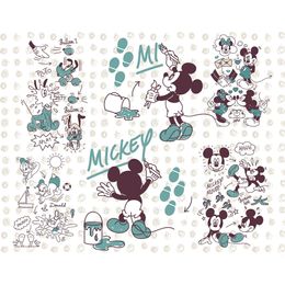 Vliestapete Komar "Digitaldruck Vlies - Mickey and Friends - Gr&ouml;&szlig;e 350 x 280 cm", bunt, B:350m L:280m, Vlies, Tapeten, Kinderzimmer