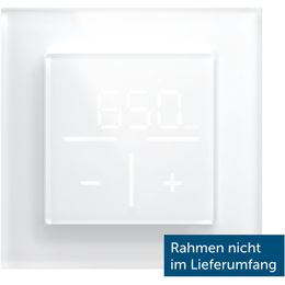 homematic IP Smart-Home-Zubeh&ouml;r "Glas-Wandthermostat mit CO2-Sensor", wei&szlig;, B:12,5cm H:5cm T:12,5cm, Smart-Home-Stationen